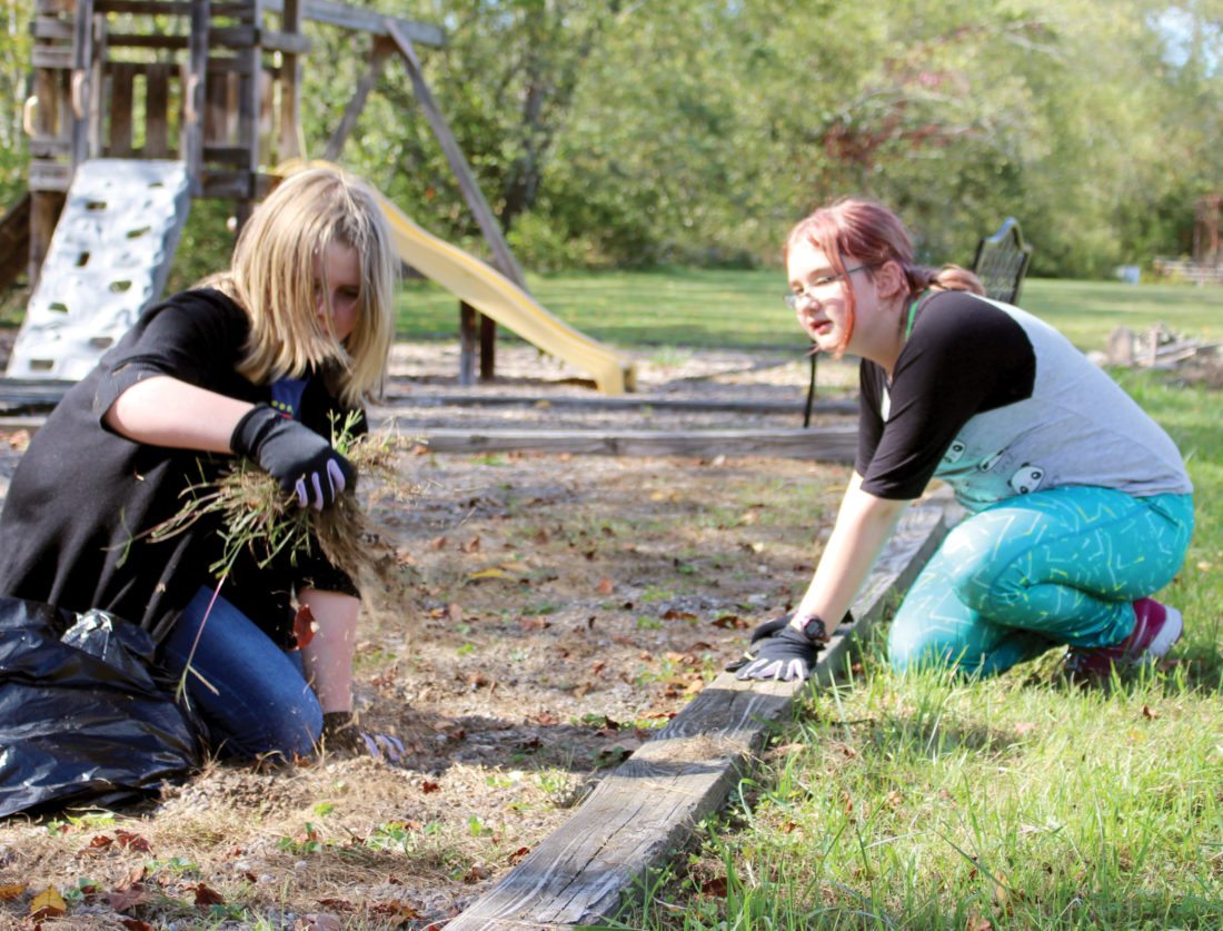 Students Help Clean Up Playground | News, Sports, Jobs - The Intermountain